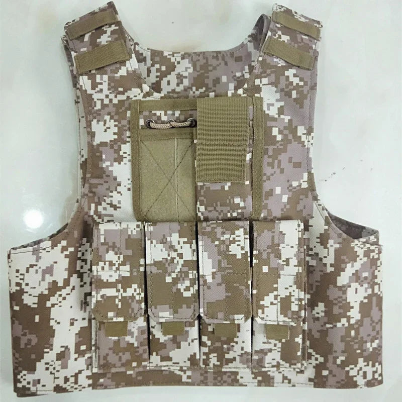 Kids Camouflage Tactical Bulletproof Vests Military Uniforms Combat Ar ...